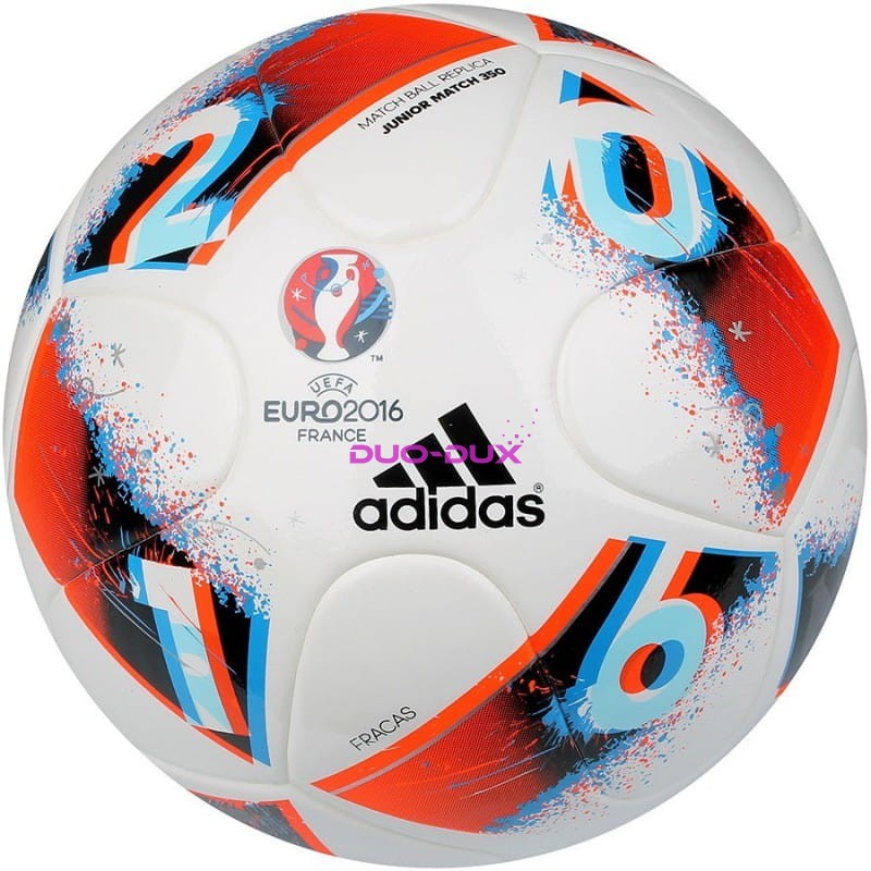 Piłka nożna ADIDAS EURO 2016 JUNIOR MATCH 350 nr 4 DuoDux